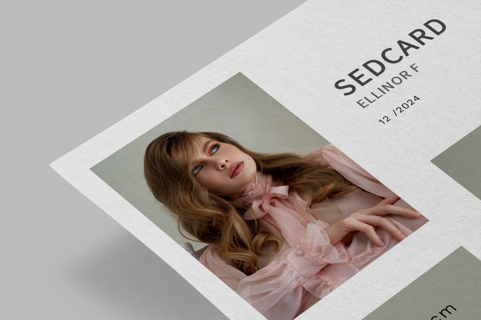 Kostenlose Sedcard-Vorlage | Gratis bearbeiten & downloaden